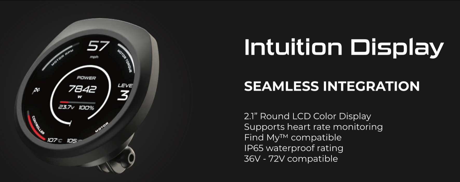 Intuition Display - Electrify Bike